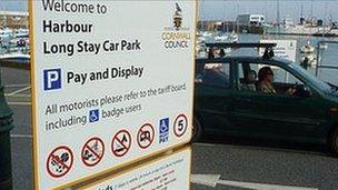 Free Cornwall Council car parks for Olympic torch on 19 May - BBC News