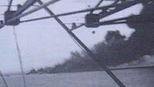 Casualty packs released for sunken carrier HMS Dasher - BBC News