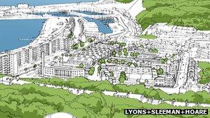 £30m Dover redevelopment given planning permission - BBC News