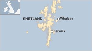Shetland fishermen rescued after Whalsay grounding - BBC News
