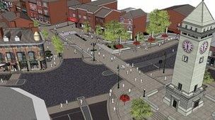 Leek roundabout changes: Crossing to be kept - BBC News