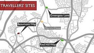 Leicester Gypsy site review highlights new location - BBC News