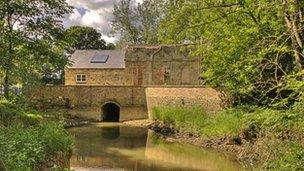 Restored Georgian watermill opened near Malton - BBC News