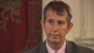 Edwin Poots criticised over African blood donation remark - BBC News