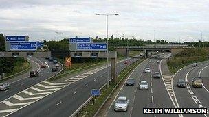 Eccles Interchange bridge to close overnight for repairs - BBC News