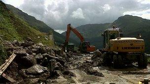A83 Rest and Be Thankful reopens after landslip - BBC News