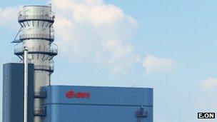 E.On sees half-year profits triple - BBC News