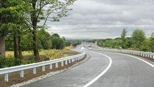 New slip roads on the M876 near Larbert are completed - BBC News