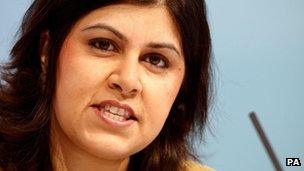 Baroness Warsi's plea to remain Tory party chairman - BBC News