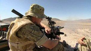 Royal Marines from 40 Commando deployed to Afghanistan - BBC News