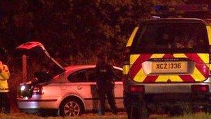 Dissident republican arrests at Kiln Road, Lurgan - BBC News