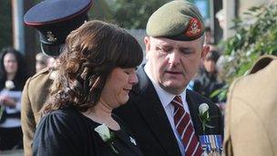 Funeral for soldier Thomas Wroe killed in Afghanistan - BBC News