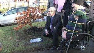 Thalidomide victims memorial unveiled in Harrogate - BBC News
