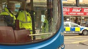 Pedestrian knocked down by bus in Edinburgh - BBC News