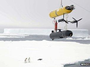 Robots ride the ocean blue - BBC News