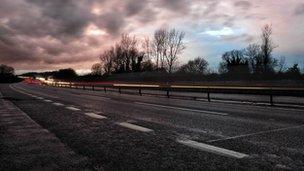 Lay-by truck stops in the 'age of austerity' - BBC News