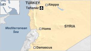 Rebels 'take control of key north Syria airbase' - BBC News