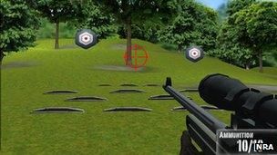 National Rifle Association launches shooting game for mobiles - BBC News