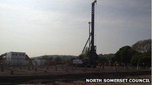 England footballer opens new Worle community centre - BBC News