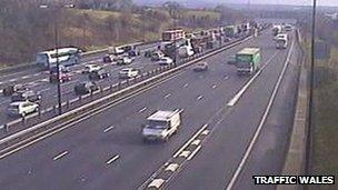 M4: Newport section reopens after death crash at Brynglas tunnels - BBC ...