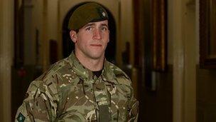 Private Lewis Murphy awarded for Afghanistan river rescue - BBC News