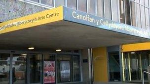 Aberystwyth Arts Centre suspensions petition delivered - BBC News