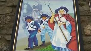 Jemima Nicholas: Jacqui Scarr plays Fishguard heroine - BBC News