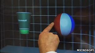 Microsoft develops 3D touchscreen with tactile feedback - BBC News
