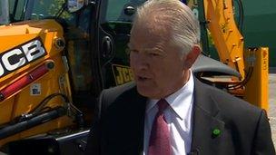 JCB hub creates 300 new jobs in Newcastle-under-Lyme - BBC News