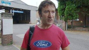 Last shift at Ford's Transit van factory in Swaythling - BBC News