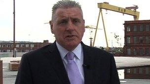 Gedling MP Vernon Coaker faces challenges in 'new' Belfast - BBC News