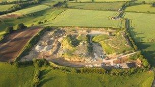 Stowey Quarry landfill owner may alter hazardous waste plan - BBC News