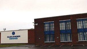 Bus firm Alexander Dennis issues warning over strikes - BBC News