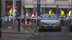 Two men charged over Sheffield city stabbing - BBC News