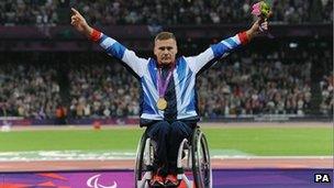 Paralympian David Weir 'confident' of finding suitable home - BBC News