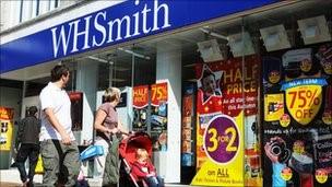 WH Smith website back online after earlier suspension - BBC News
