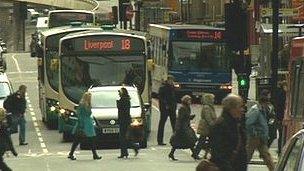 Arriva claims passengers delayed by Liverpool bus lane suspension - BBC ...