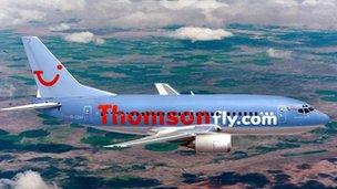 Thomson flights axed from Durham Tees Valley Airport - BBC News