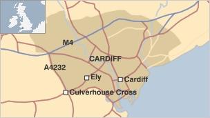 Crash closes key A4232 route into Cardiff - BBC News