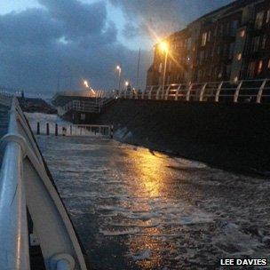 Storm-force winds bring damage and 10,000 homes lose power - BBC News