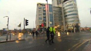 Bridgewater Place wind reduction plans go before council - BBC News