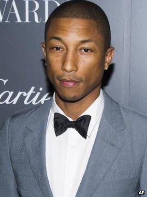 Pharrell Williams 'happy' with chart glory - BBC News