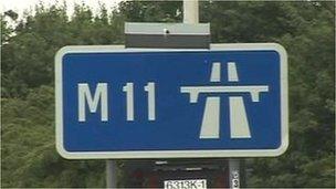Lincolnshire M11 extension will 'stay in dreamland' - BBC News