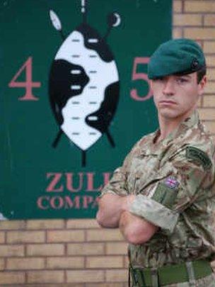 Body was that of missing marine Luke Ireland - BBC News