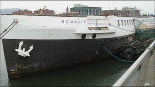 £3m plan to restore Titanic tender ship, SS Nomadic - BBC News
