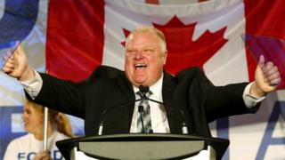 Rob Ford, Toronto ex-mayor, dies aged 46 from cancer - BBC News