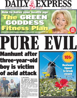 Paper headlines: 'No deal risks civil unrest' and 'pure evil' - BBC News