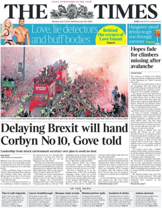 Newspaper headlines: Trump visits UK and Liverpool 'paint town red ...