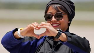First Arab female astronaut reaches space station - BBC News