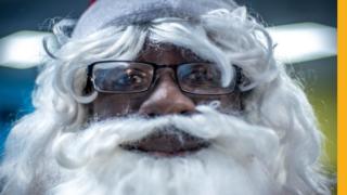 The real reason Father Christmas wears red and white - BBC News